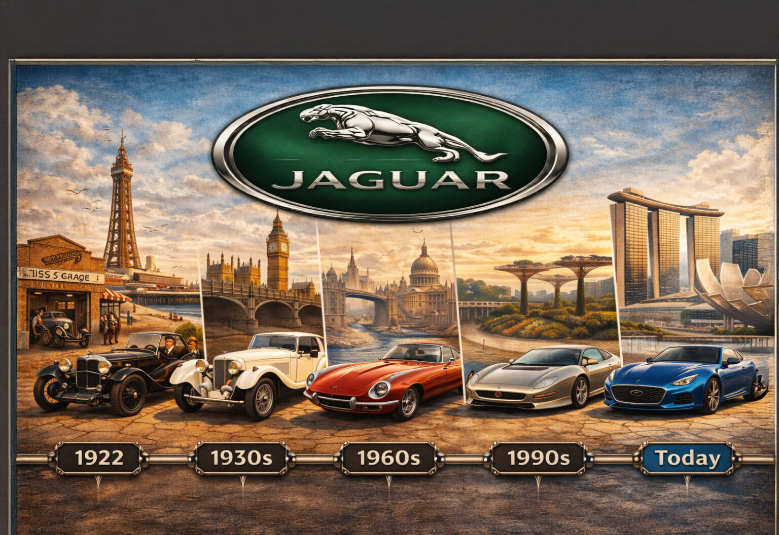 Timeline of Jaguar Cars: From Swallow Sidecar to Electric Reinvention ...